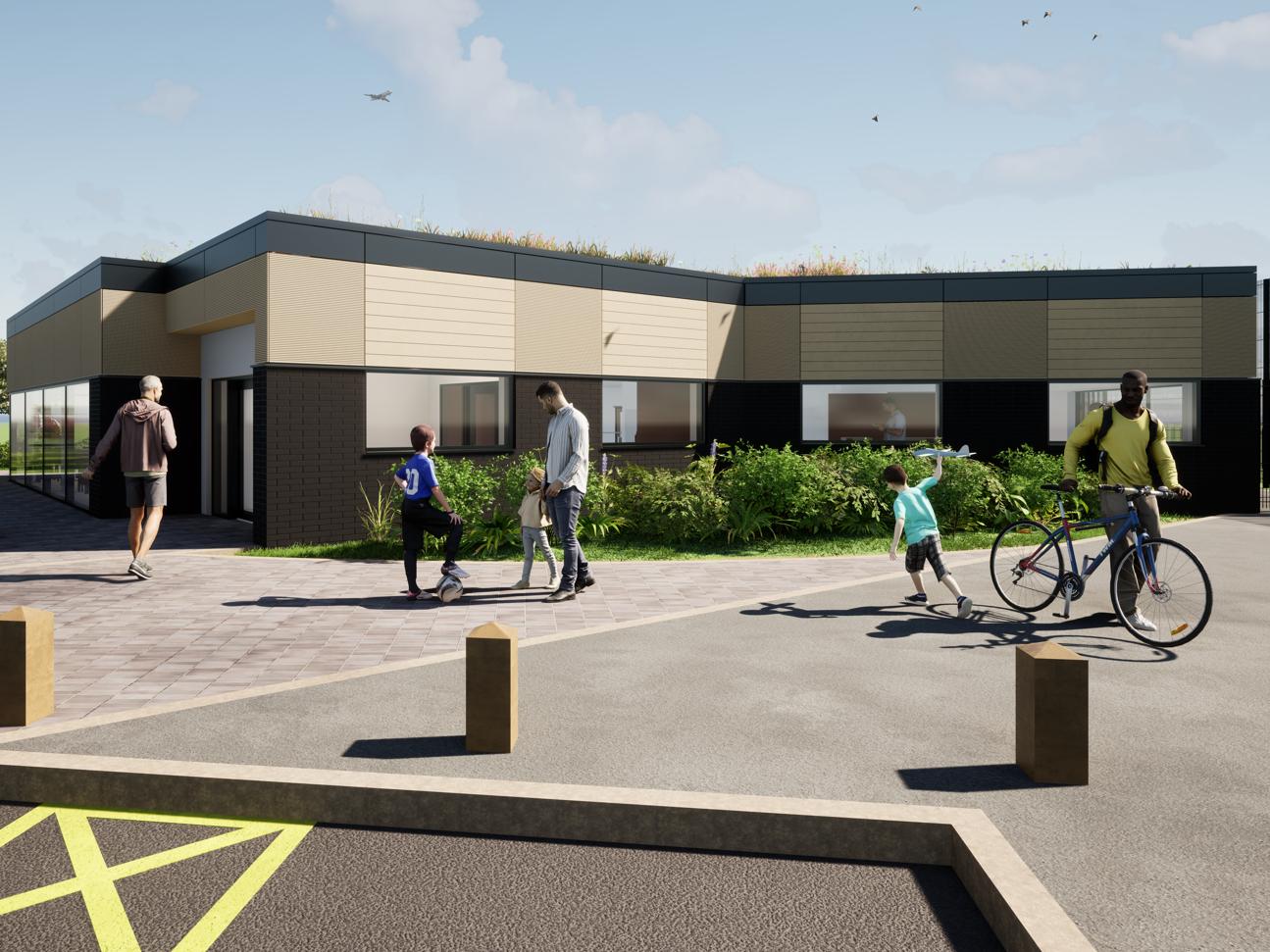 Work beings on new pavilion at community sports hub - Physical Activity ...